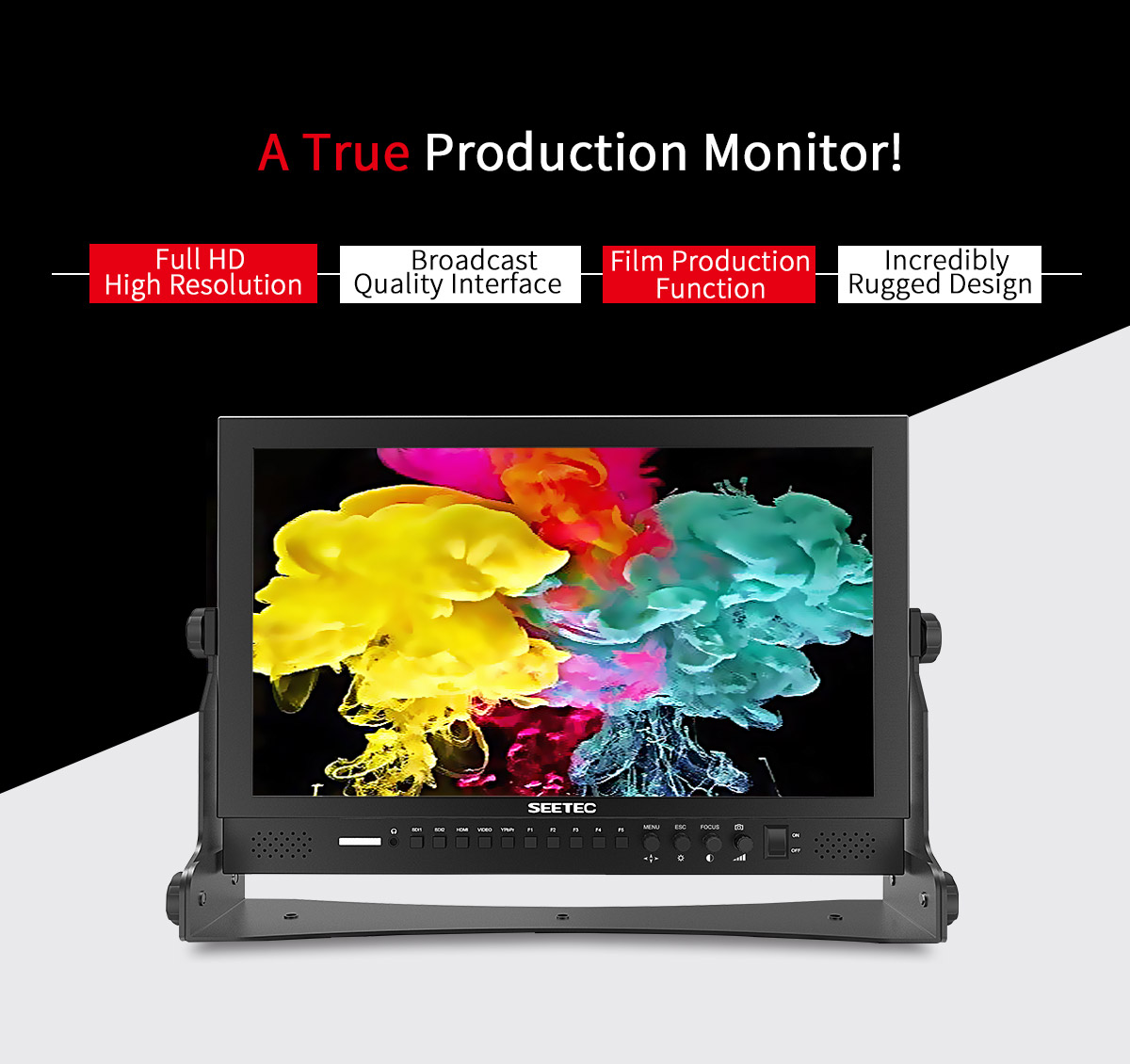 17.3" 3G-SDI/ HDMI Production Monitor with FHD 1920x1080 Waveform ...